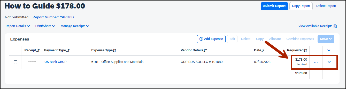 How to reconcile a p-card in Concur | Division of Finance